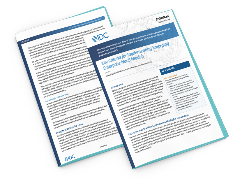 PPC - IDC's Key Considerations for NaaS Solutions - Thank you